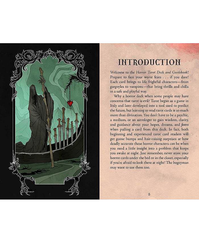 Barnes & Noble Horror Tarot Deck and Guidebook by Aria Gmitter - Macy's