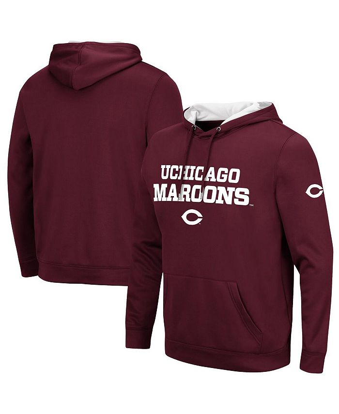 Colosseum Men's Maroon UChicago Maroons Sunrise Pullover Hoodie - Macy's