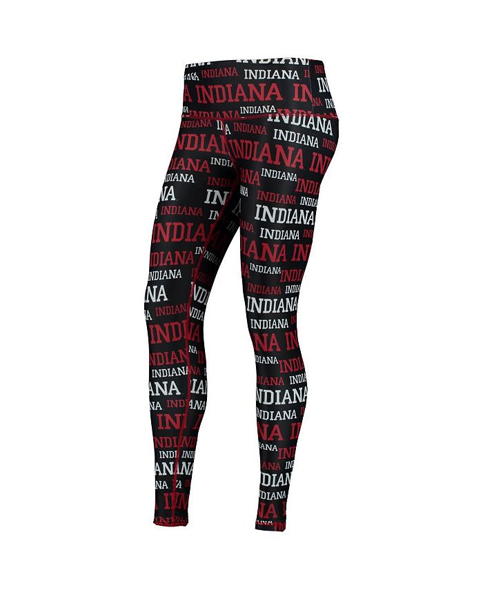 ZooZatz Women's Multi Indiana Hoosiers Stacked Mascot Leggings - Macy's