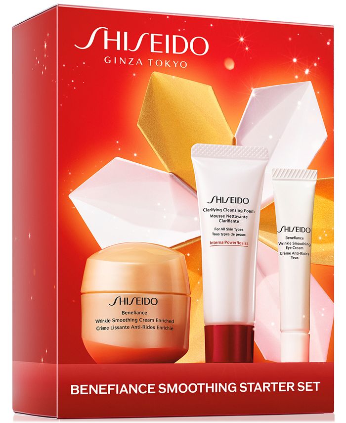 Shiseido 3-Pc. Benefiance Smoothing Starter Set - Macy's