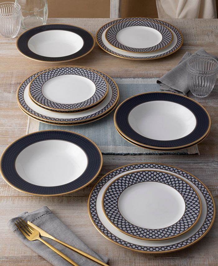 Noritake Blueshire 12-Piece Dinnerware Set, Service for 4 - Macy's
