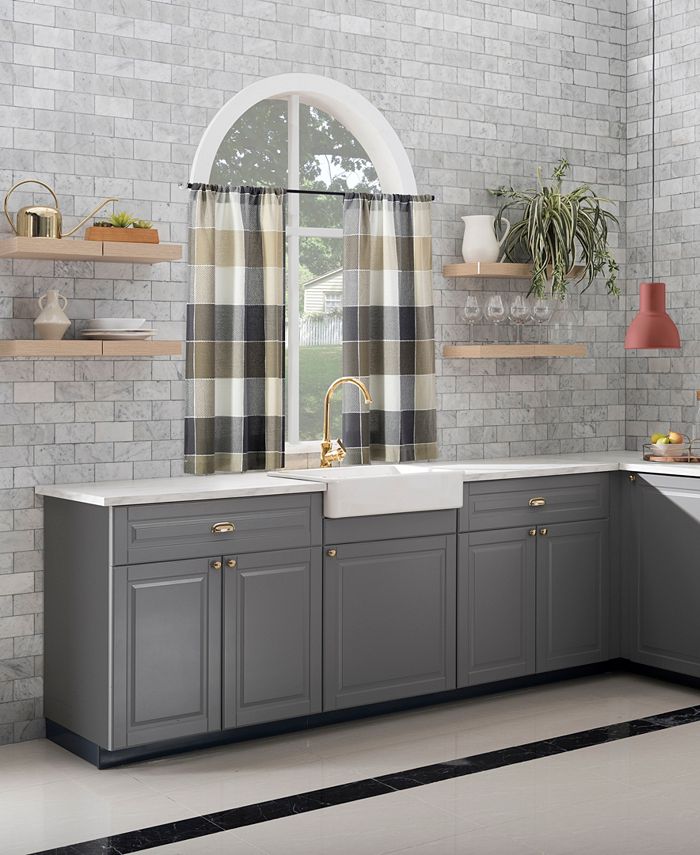 Archaeo Colorblock Plaid Curtain Collection - Macy's