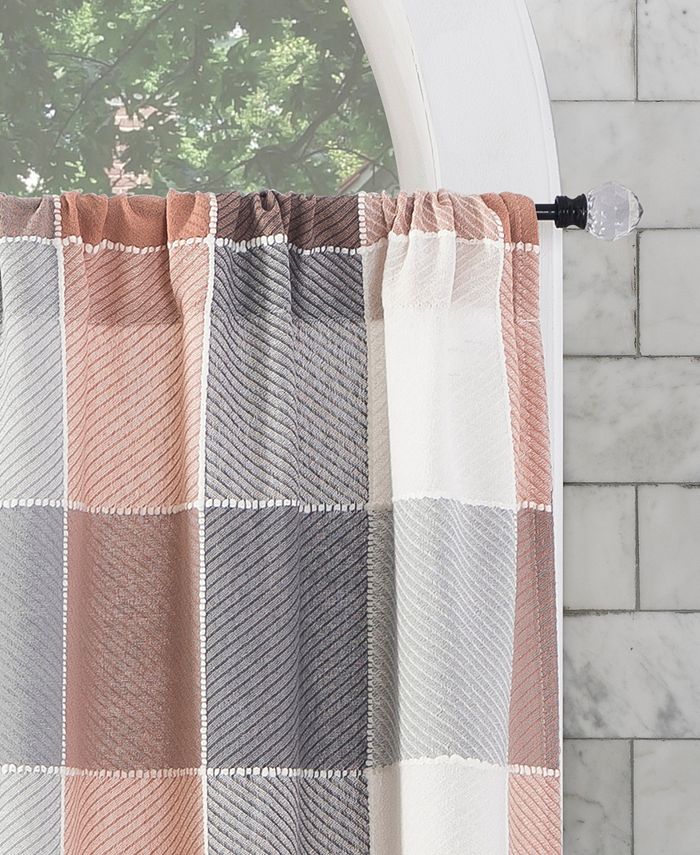 Archaeo Colorblock Plaid Curtain Collection - Macy's
