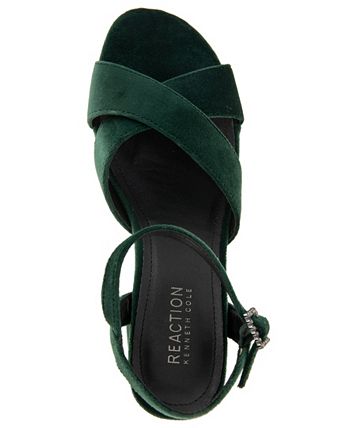 Kenneth Cole Reaction Women's Reeva Criss-Cross Platform Dress Sandals ...