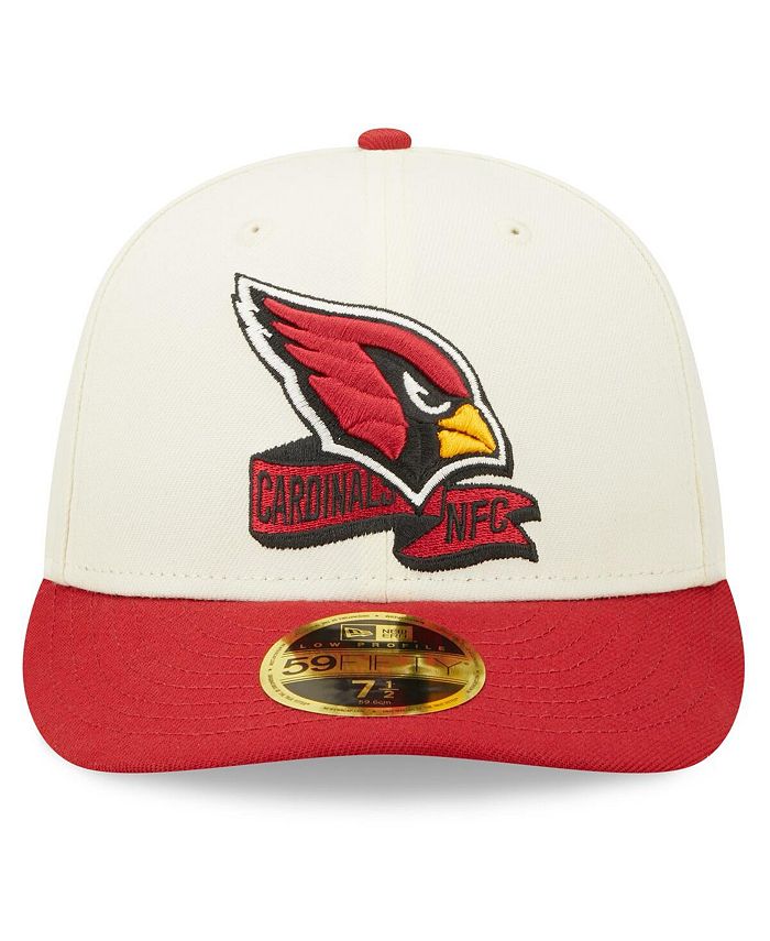 New Era Men's Cream, Cardinal Arizona Cardinals 2022 Sideline Low ...