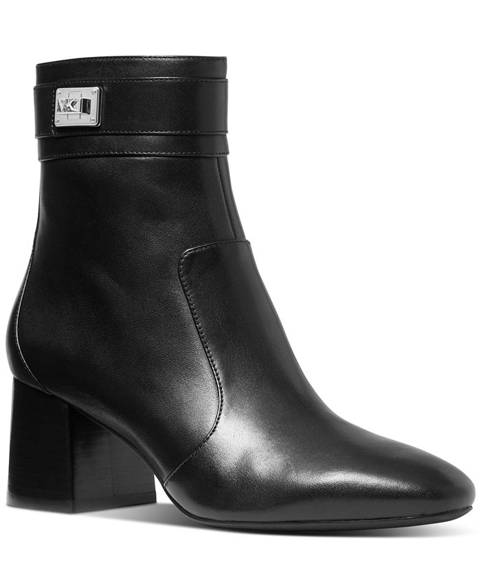 Michael Kors Women's Padma Strapped Block-Heel Booties & Reviews ...