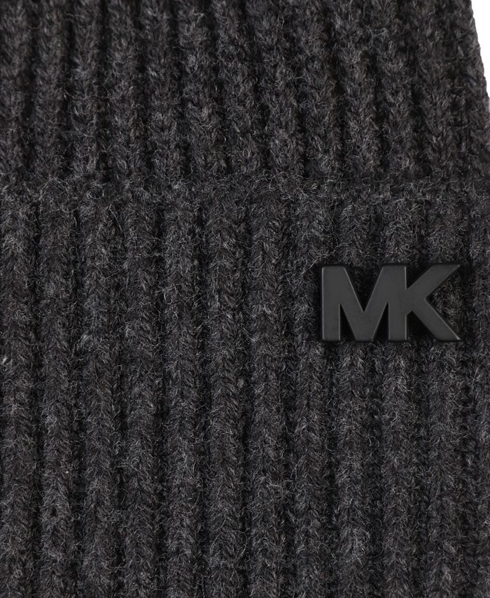 Michael Kors Men's Fisherman Ribbed-Cuff Beanie & Reviews - Hats ...