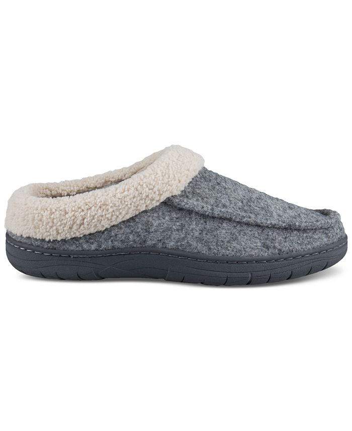 Haggar Men's Boiled Wool Fleece-Lined Sherpa Clogs - Macy's