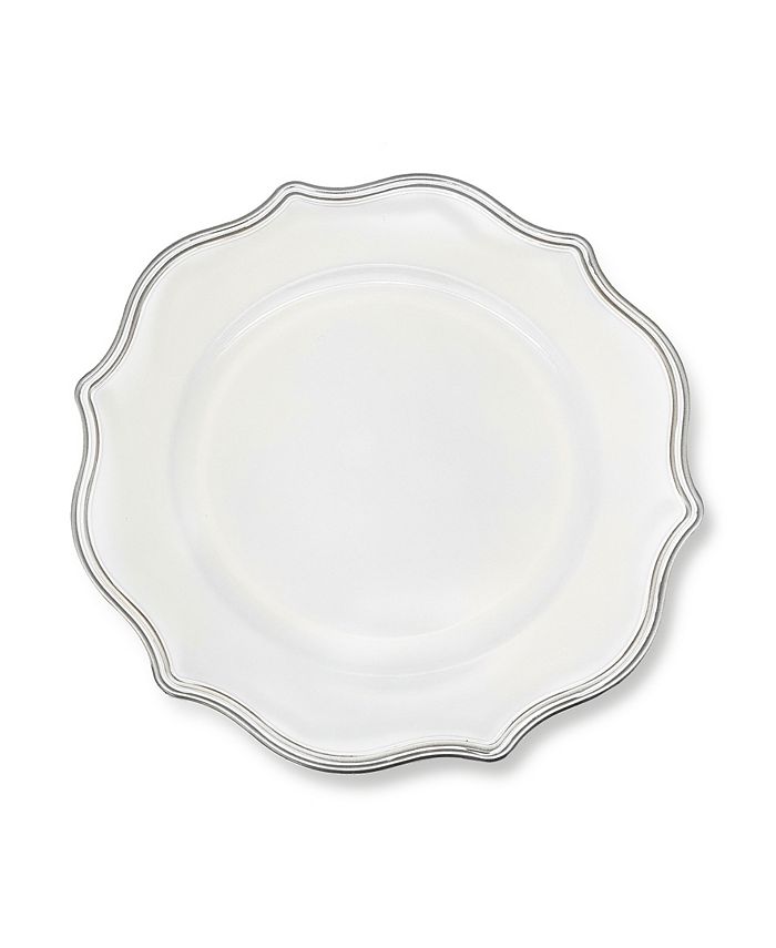 American Atelier Lacey Charger Plates 13" Set, 4 Pieces - Macy's