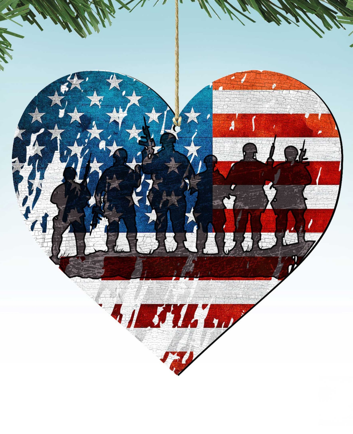 Click here for Designocracy Usa Military-Inspired Heart Holiday O... prices
