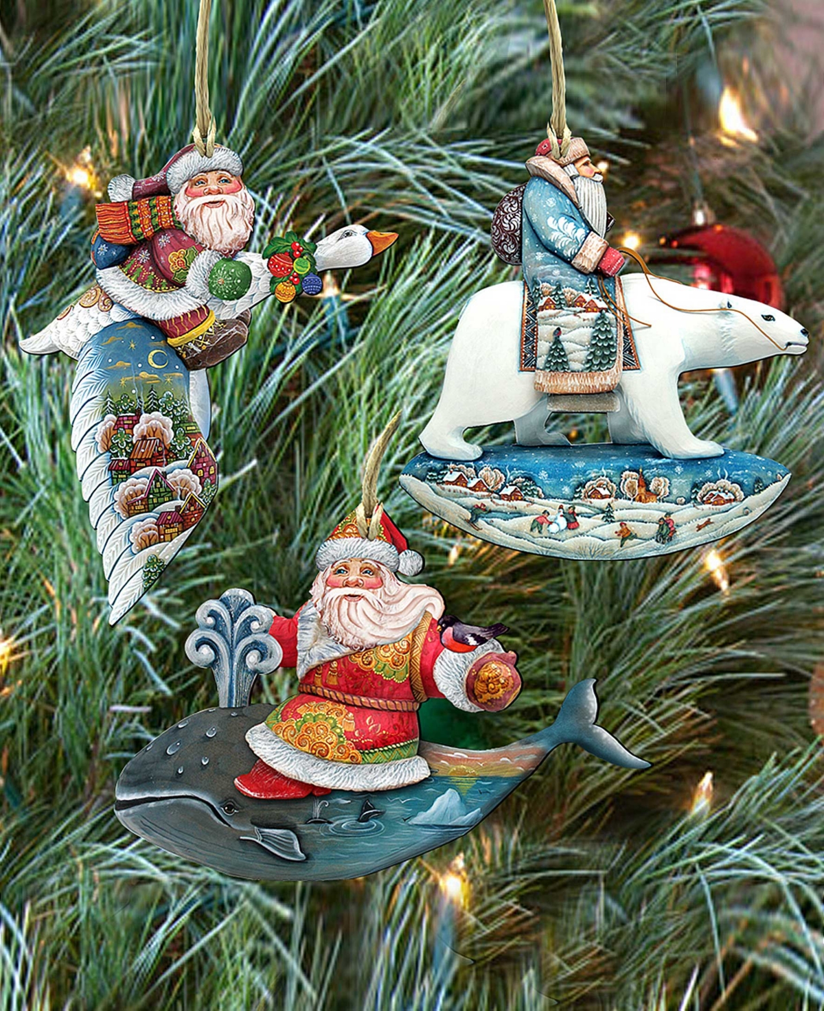 Click here for Designocracy Travel Ride Holiday Ornaments  Set of... prices