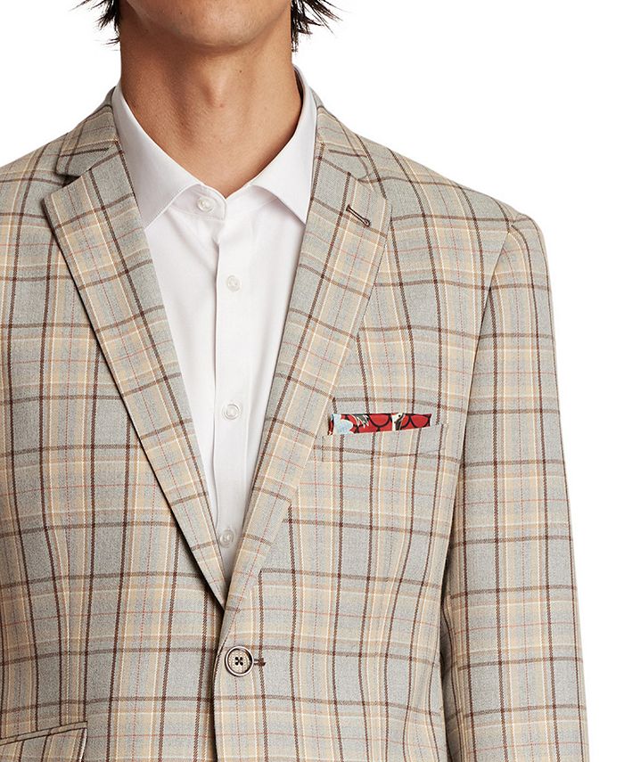 Paisley & Gray Men's Slim-Fit Dover Notch Suit Jacket & Reviews - Suits ...