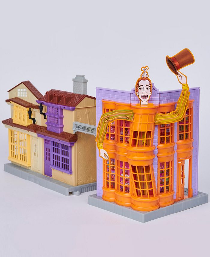 Wizarding World Harry Potter, Magical Minis Diagon Alley 3-in-1 Playset ...