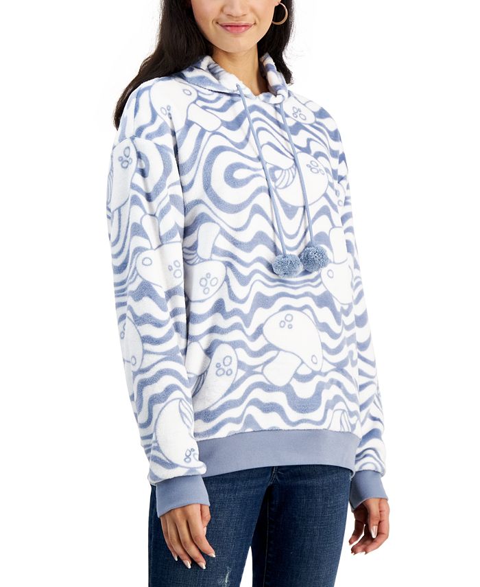 Cold Crush Juniors' Mushroom Cozy Hoodie - Macy's