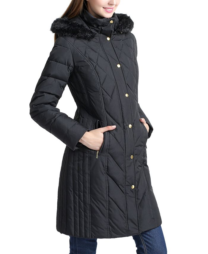 kimi + kai Women's Meg Water-Resistant Shell Down Parka Coat - Macy's