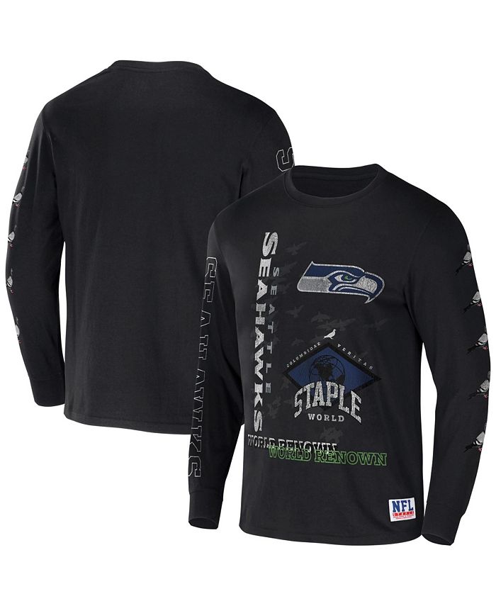 NFL Properties Men's NFL X Staple Black Seattle Seahawks World Renowned ...
