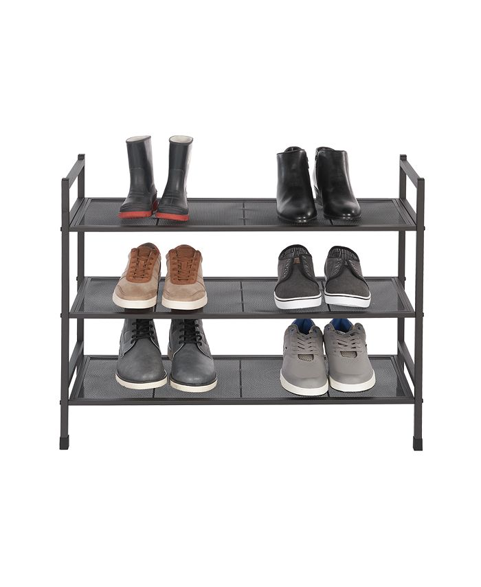 Neatfreak 3-Tier Stackable Metal Shoe Rack - Macy's