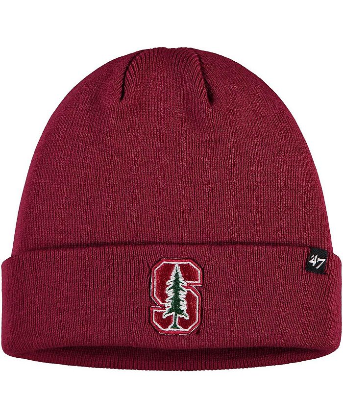 '47 Brand Men's '47 Cardinal Stanford Cardinal Raised Cuffed Knit Hat ...