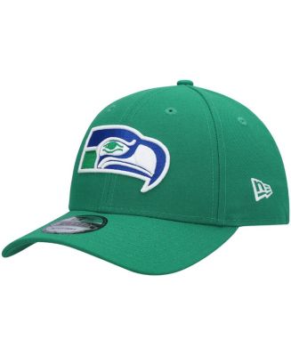 Men's New Era Kelly Green Seattle Seahawks Historic The League 9FORTY ...