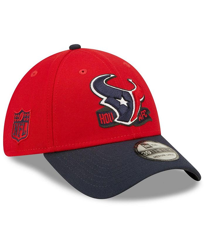 New Era Men's Red and Navy Houston Texans 2022 Sideline 39THIRTY Flex Hat - Macy's