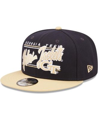 Men's New Era Navy Georgia Tech Yellow Jackets Team Script 9FIFTY ...
