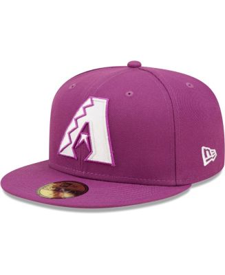 Men's New Era Grape Arizona Diamondbacks Logo 59FIFTY Fitted Hat - Macy's