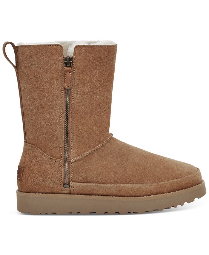 UGG® UGG Women's Classic Zip Short Boots - Macy's