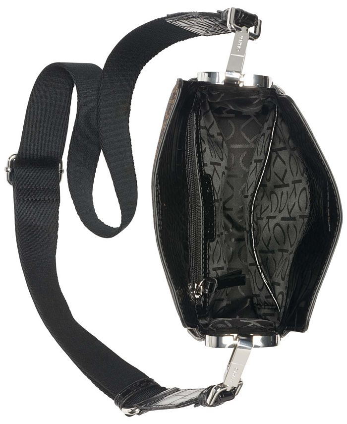 Calvin Klein Fay Signature Small Crossbody Bag & Reviews - Handbags ...