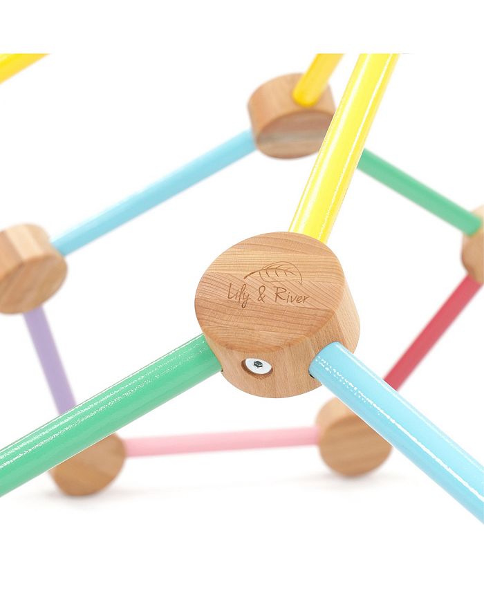 Lily and River Little Dome Indoor Climber In Rainbow - Macy's
