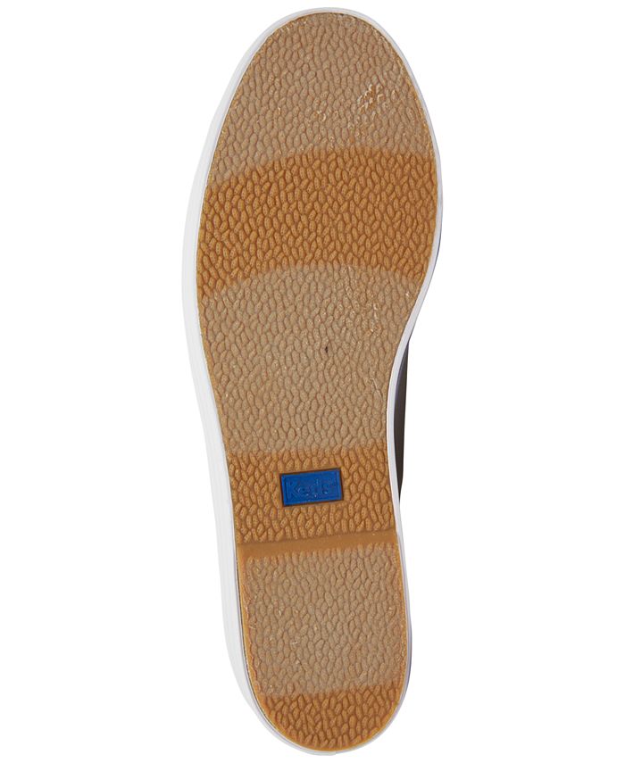 Keds Women's Triple Up Canvas Metallic Platform Casual Sneakers from ...