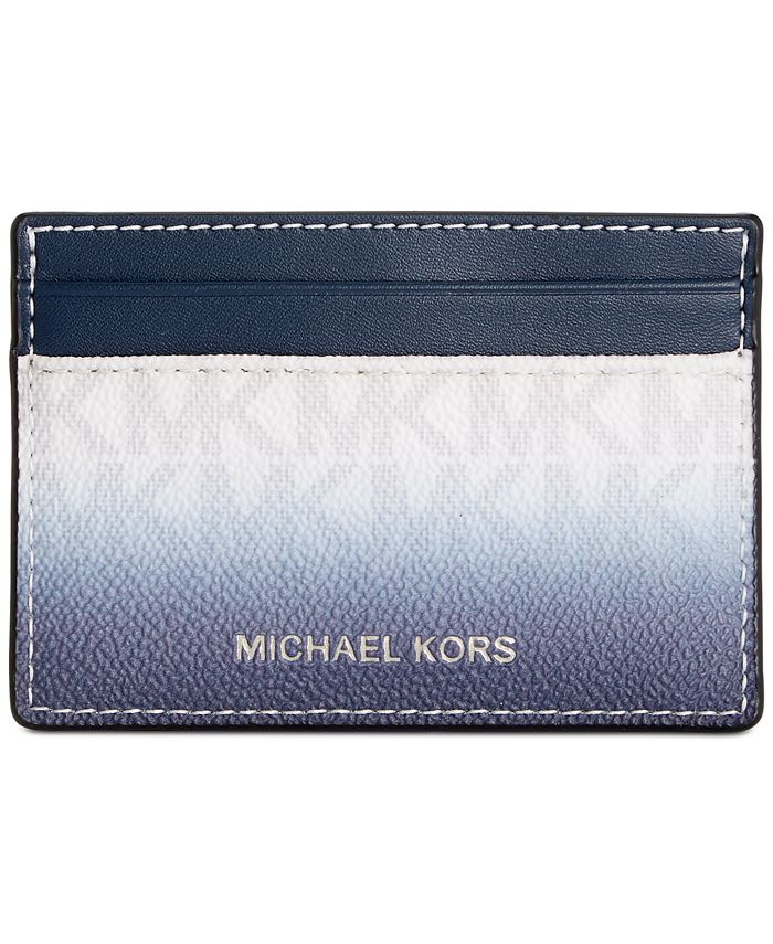 Michael Kors Men's Ombre Signature MK Logo Card Case - Macy's