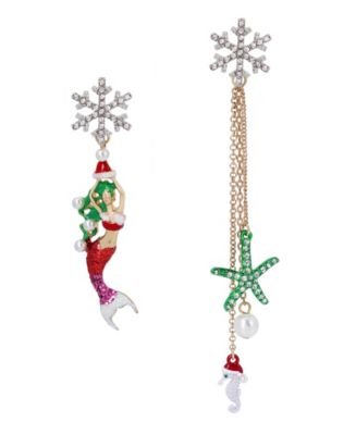 Mermaid Mismatched Earrings