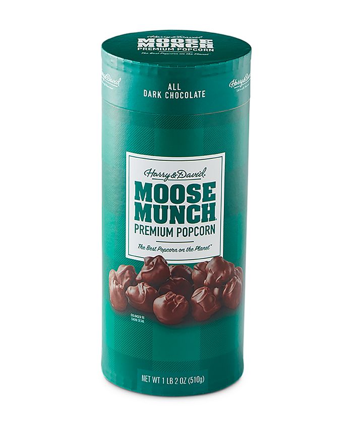 Harry & David Macy's Holiday Moose Munch 18 Oz Cylinder All Dark - Macy's