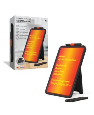 CLOSEOUT! Sharper Image Lightboard Go LED Writing Pad Set - Macy's
