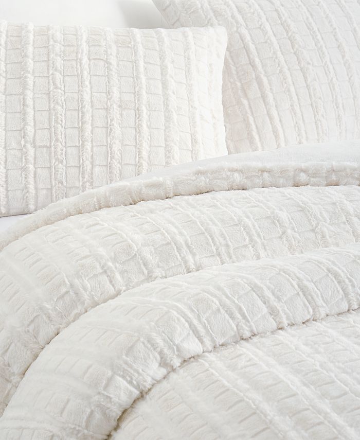 UGG® Carleen Faux Fur Comforter Set, Queen & Reviews - Comforter Sets ...