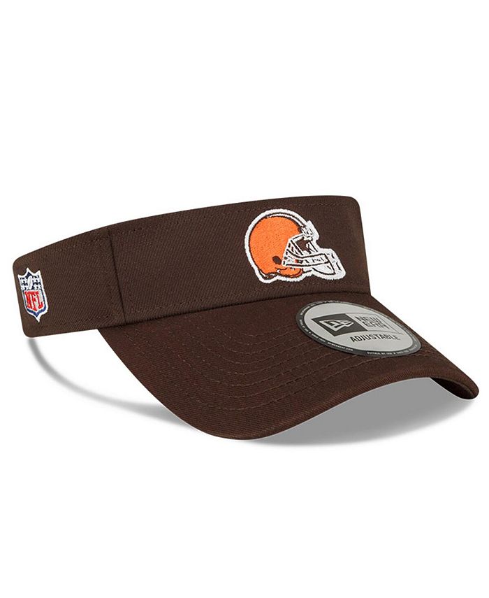 New Era Men's Brown Cleveland Browns 2022 Sideline Adjustable Visor ...