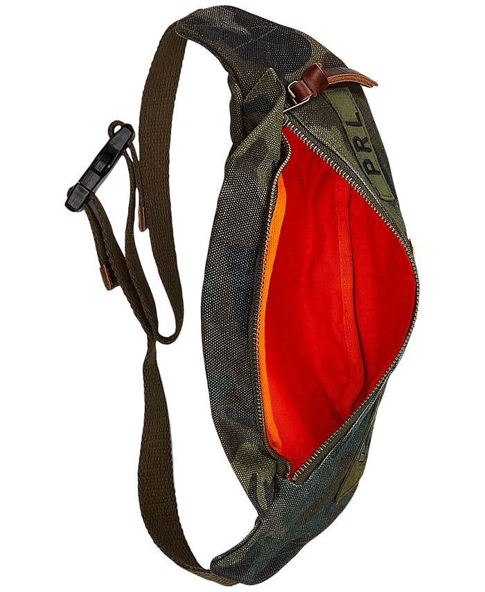 Polo Ralph Lauren Men's Tiger-Patch Camo Canvas Waist Pack - Macy's