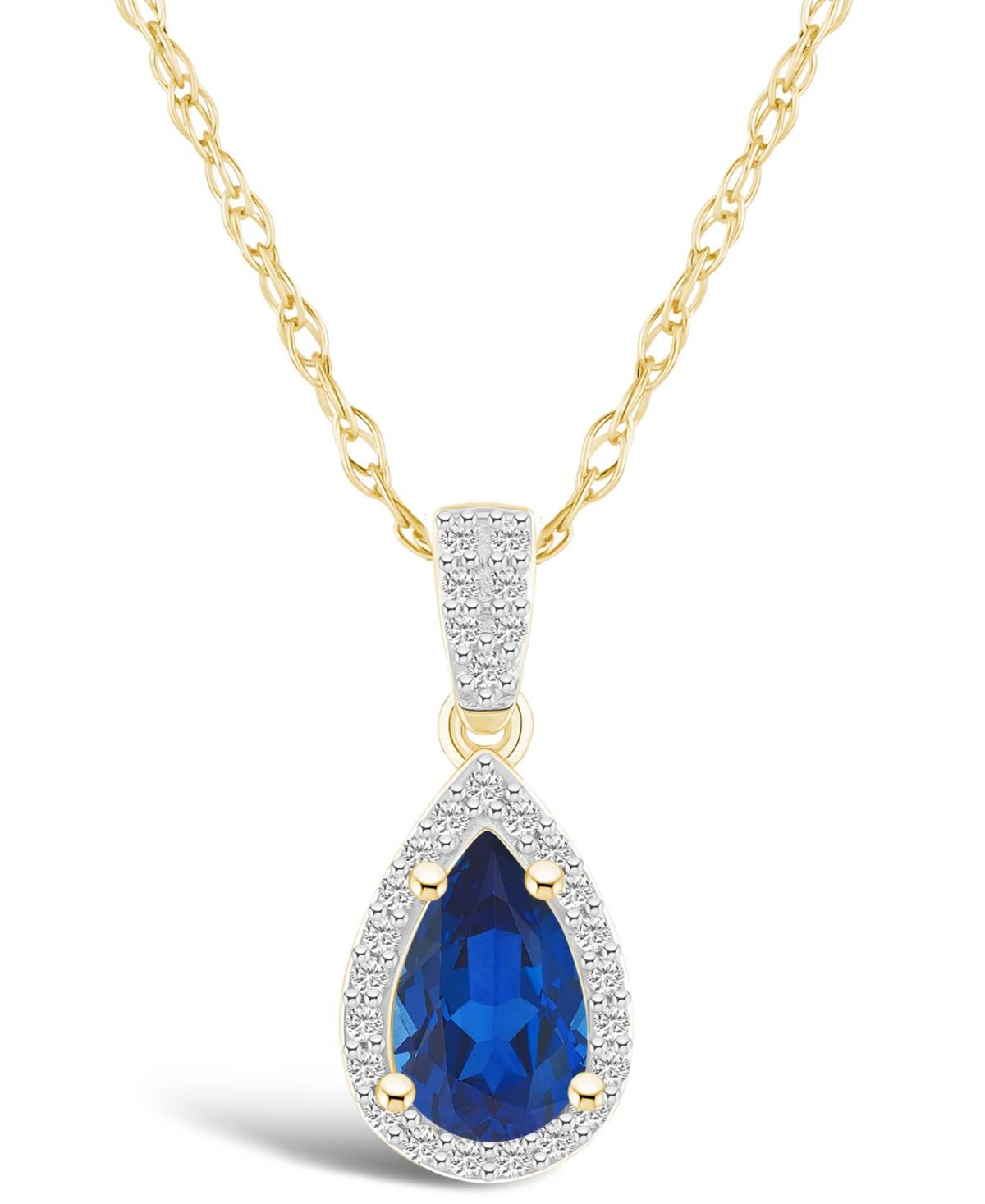 Click here for Macys Lab Grown Sapphire (1 ct. t.w.) and Lab Grow... prices