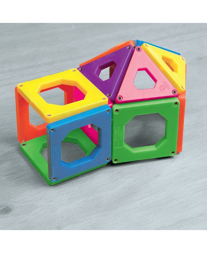 Discovery #MINDBLOWN Magnetic Tile Building Blocks Set, 50 Piece - Macy's