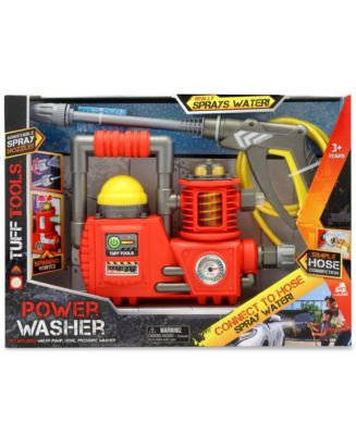Tuff Tools Power Washer Kids Tool Toy Hose Connecting Sprays Water, Set ...