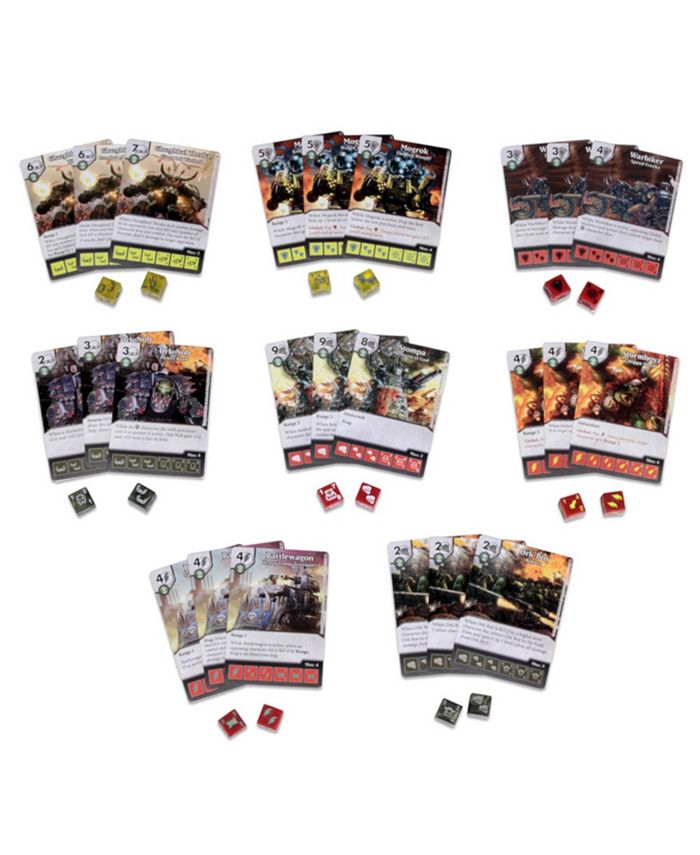 WizKids Games Warhammer 40,000 Dice Masters Ork Waaagh Team Set, 40 ...