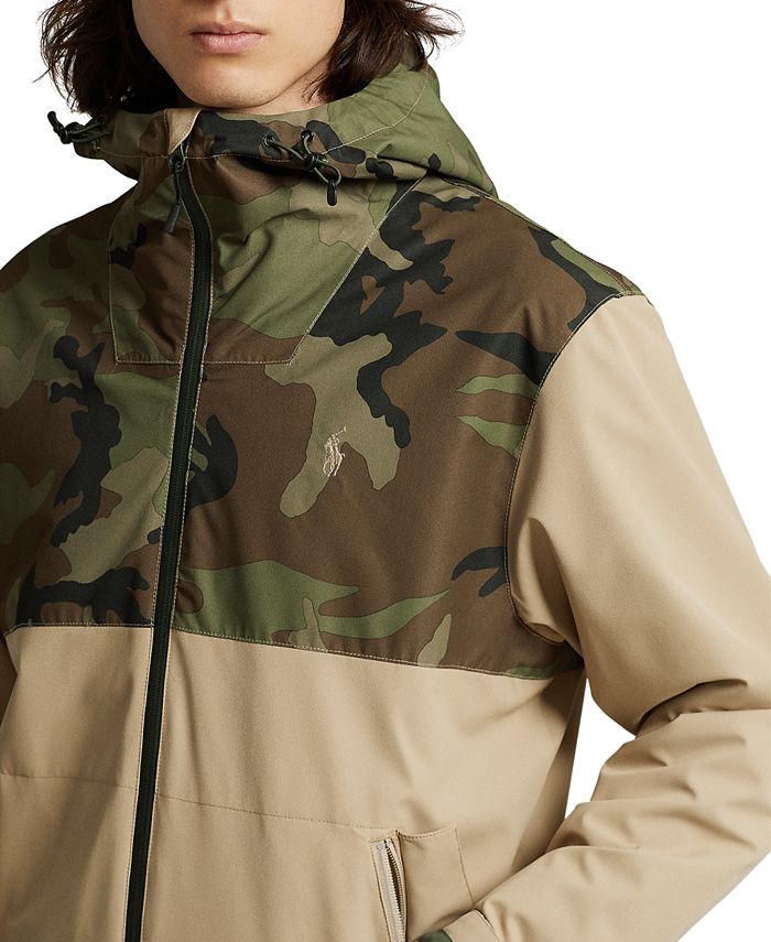 Polo Ralph Lauren Men's Water-Resistant Camo Hooded Jacket - Macy's