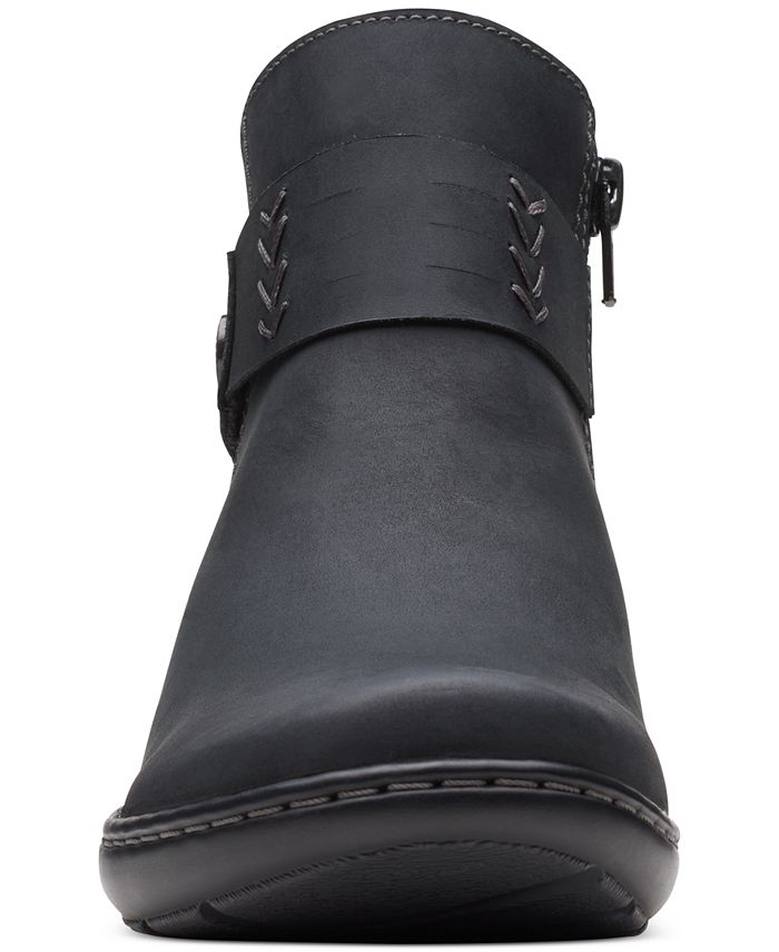 Clarks Women's Cora Rae Button Strap Ankle Booties - Macy's