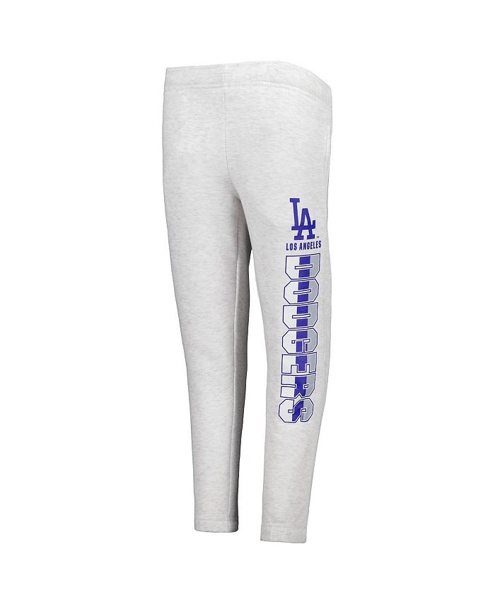 Outerstuff Big Boys Ash Los Angeles Dodgers Game Time Fleece Pants - Macy's