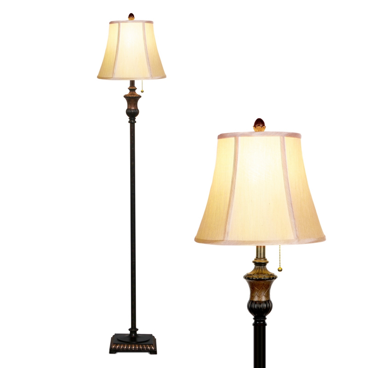 Click here for Brightech Sophia 63 Led Classic Floor Lamp with Fa... prices