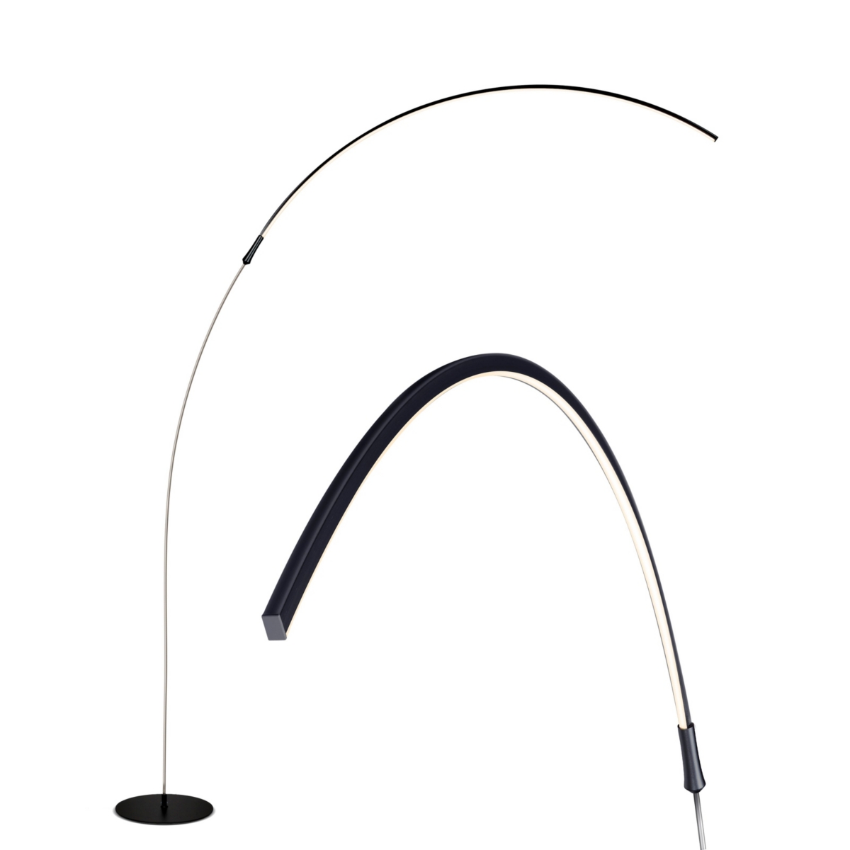Click here for Sparq 67" Dimmable Led Modern Arc Floor Lamp... prices