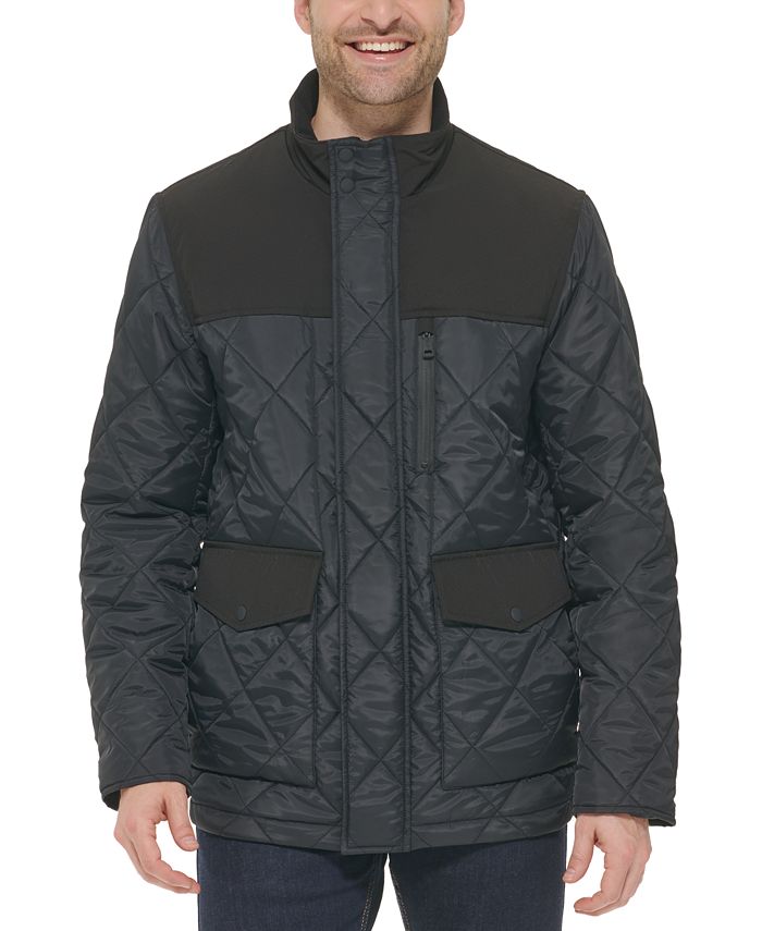 Cole Haan Men's Quilted Barn Jacket - Macy's