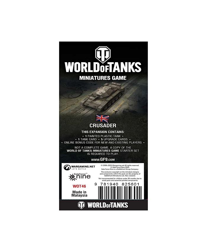 Gale Force Nine World of Tanks British Crusader Expansion Miniatures ...