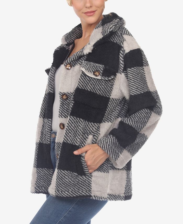 White Mark Women's Plaid Shacket & Reviews - Jackets & Blazers - Women ...