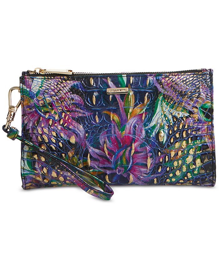 Brahmin Daisy Melbourne Embossed Leather Clutch & Reviews - Handbags ...